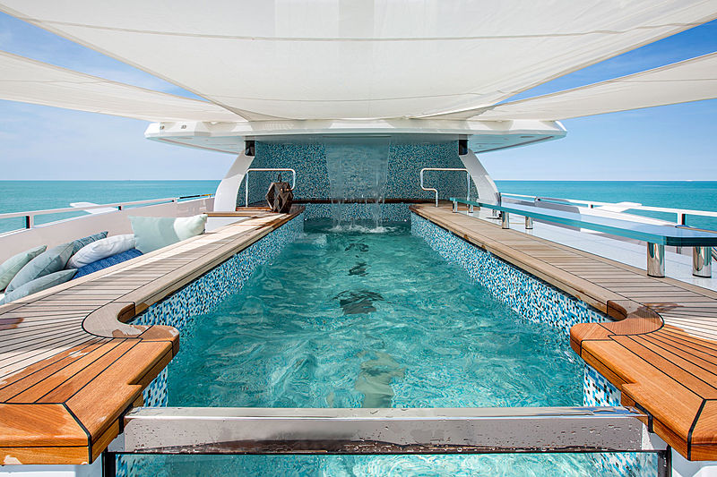 Photo: Dragon yacht pool | SuperYacht Times