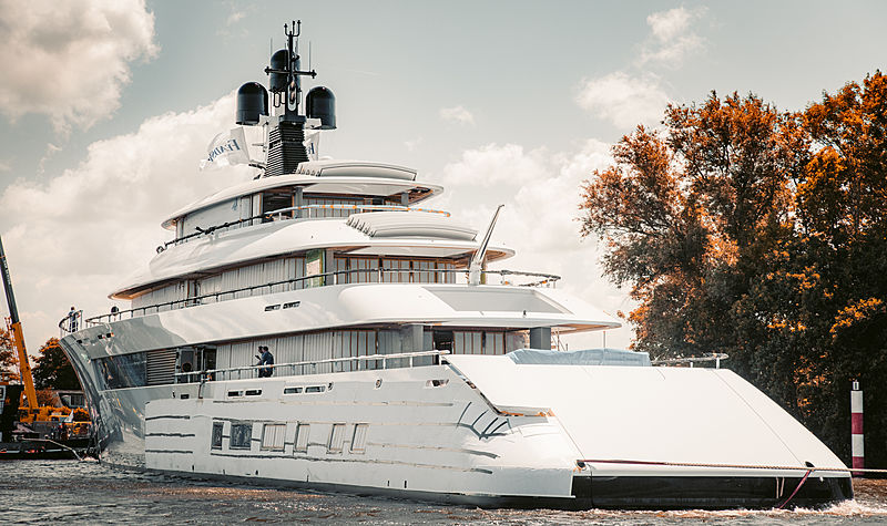 77m Feadship project 818 yacht launch | SuperYacht Times