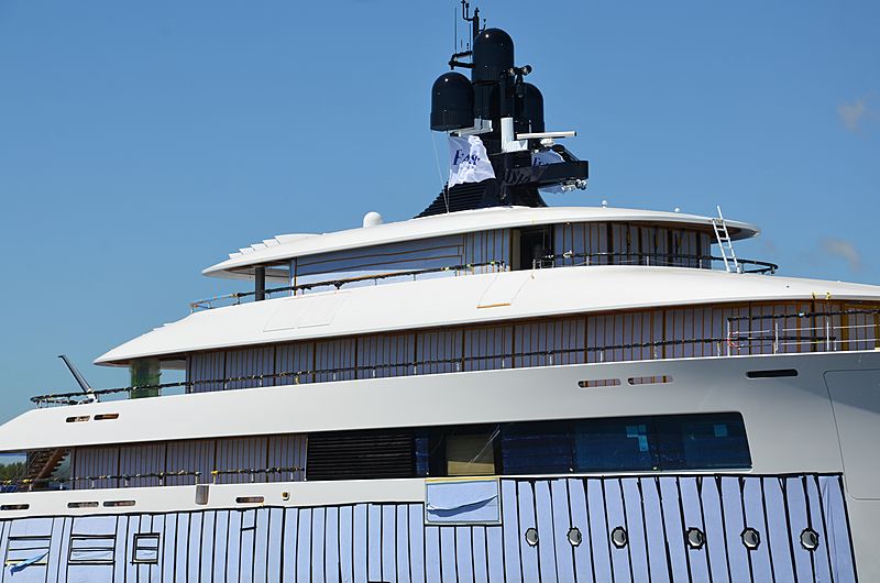 Photo: Feadship Van Lent 818 launch in De Kaag | SYT