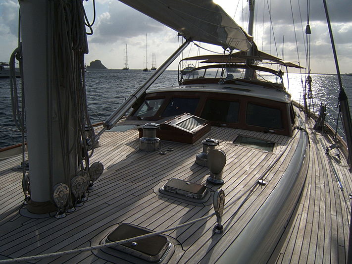 Photo: Carmella yacht deck | SuperYacht Times