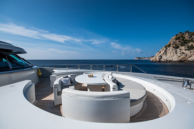 Photo: Resilience yacht foredeck | SuperYacht Times