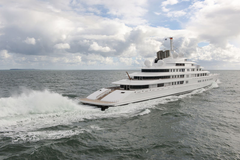 Photo: Azzam at full speed | SuperYacht Times